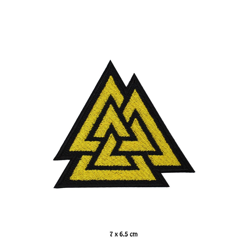 Valknut Triangles Viking Sign Logo Iron/sew on Patch - Etsy