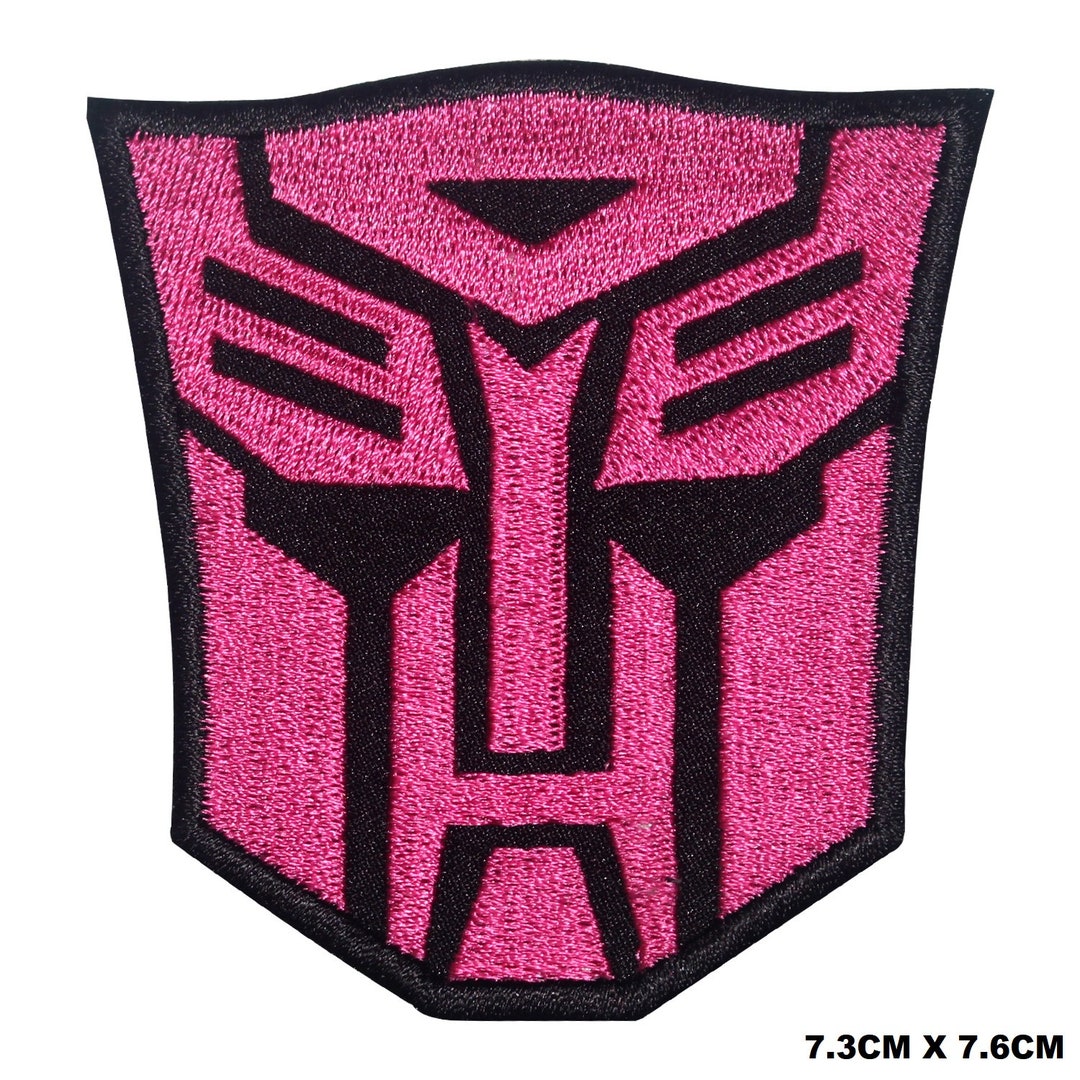 Transformer Logo Iron/sew on Patch Embroidered Applique for Clothes - Etsy