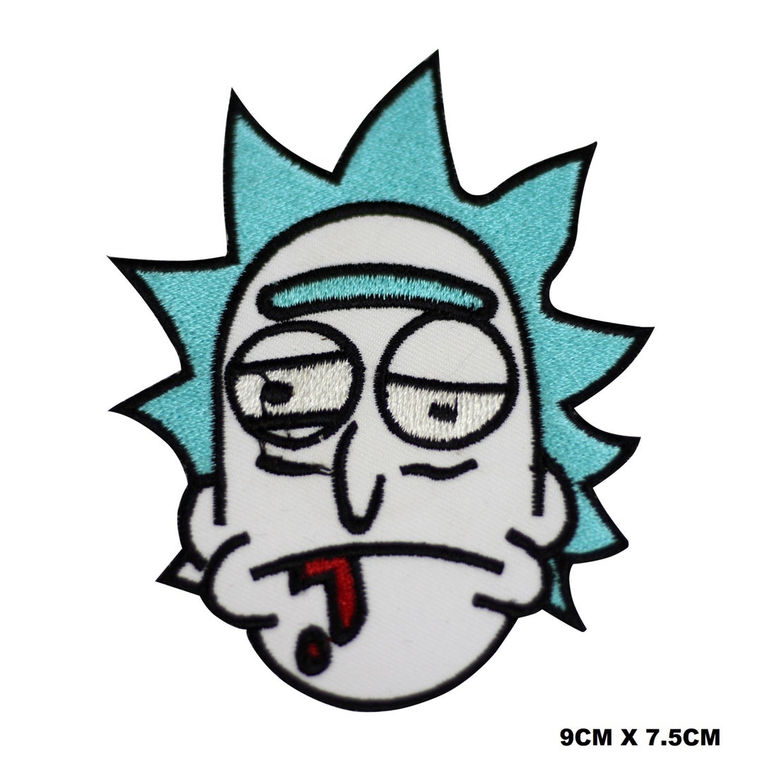 Rick Face Movie Logo Iron/sew on Patch Embroidered Applique for Clothes ...