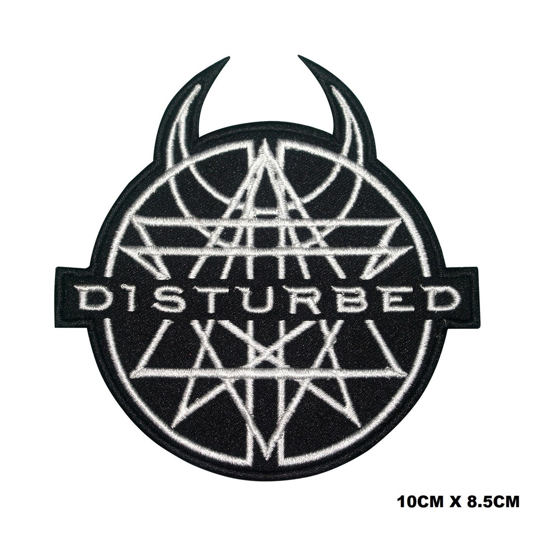Disturbed Punk Movie Logo Iron/sew on Patch Embroidered Applique for Clothes - Etsy