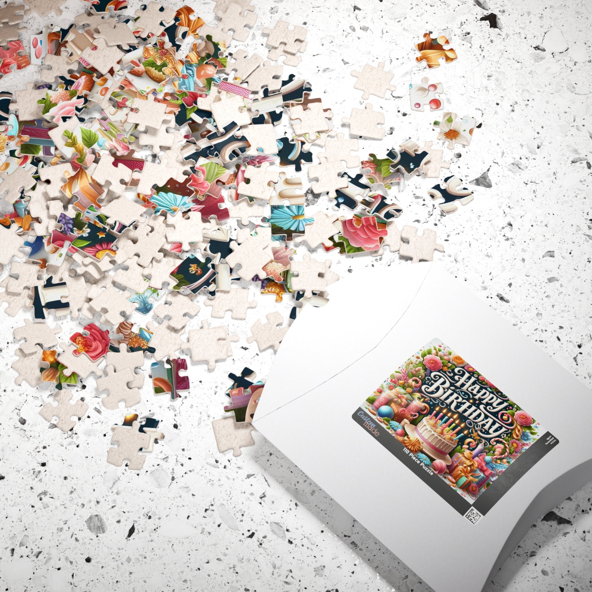 Happy Birthday Jigsaw Puzzle Fun and Challenging Gift Idea 110, 252 ...