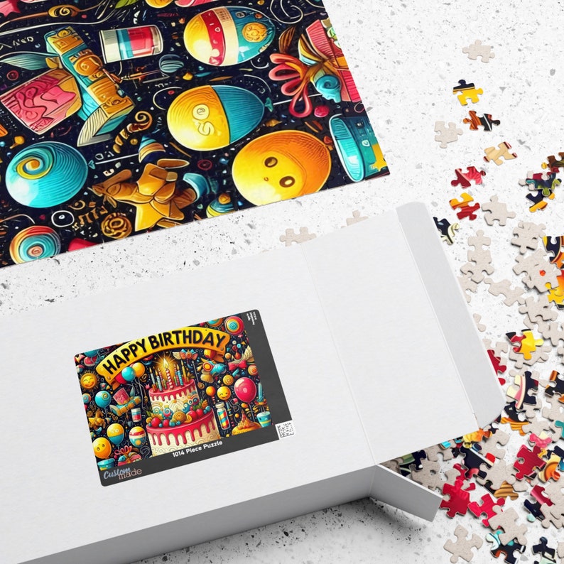 Happy Birthday, Jigsaw Puzzle. 110, 252, 520, 1014-piece Fun and ...