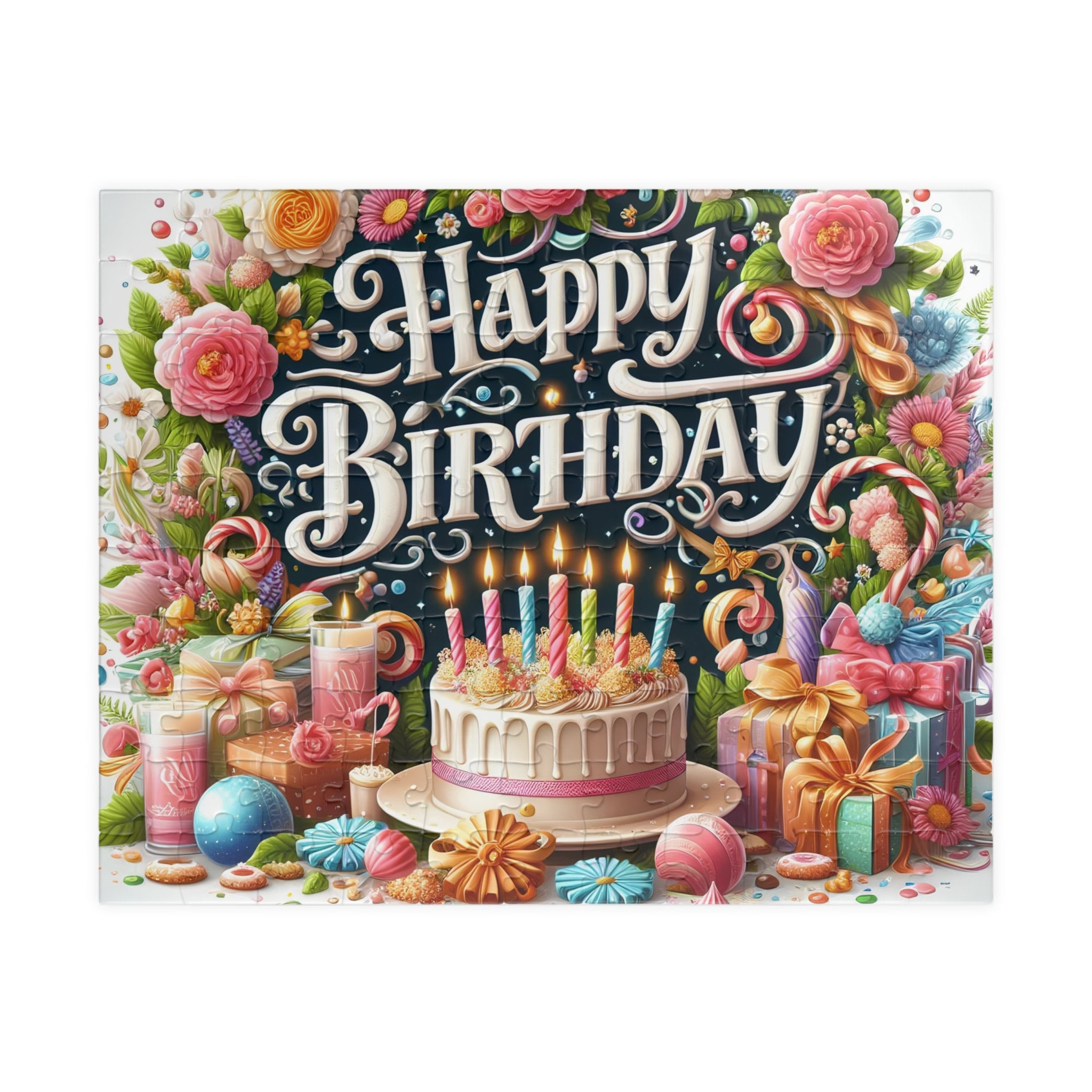 Happy Birthday Jigsaw Puzzle Fun and Challenging Gift Idea 110, 252 ...