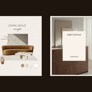 Interior Design Social Media Templates Canva and Indesign Interior ...
