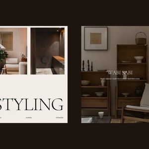 Interior Design Social Media Templates Canva and Indesign Interior ...