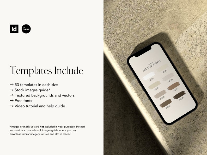 Interior Design Social Media Templates Canva and Indesign Interior ...