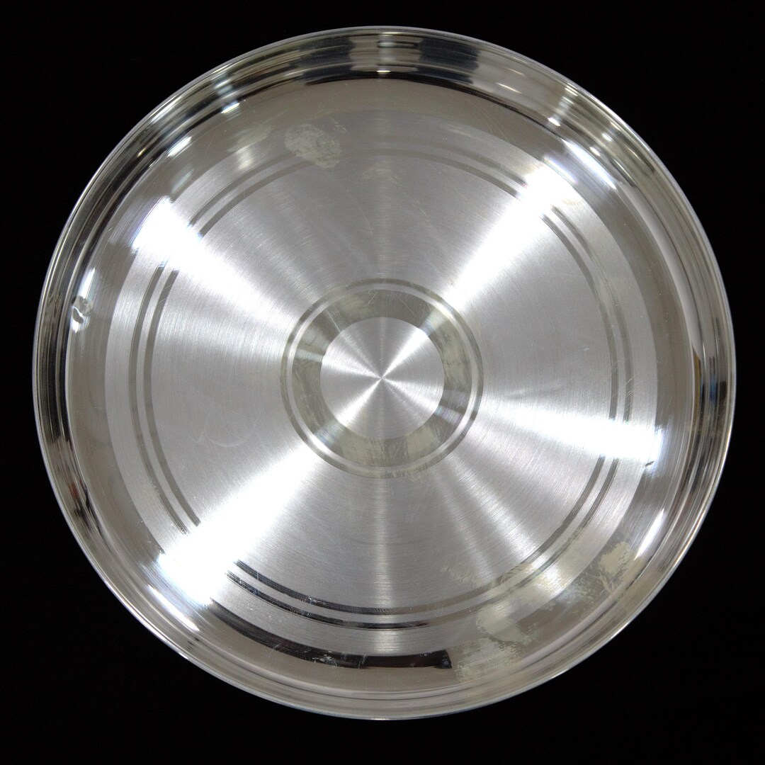 Pure Silver Vintage Plate 9 Inch Silver Plate Kitchen Decorative , Pure ...