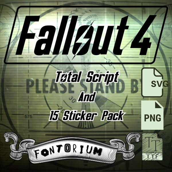 Fallout font - Etsy México