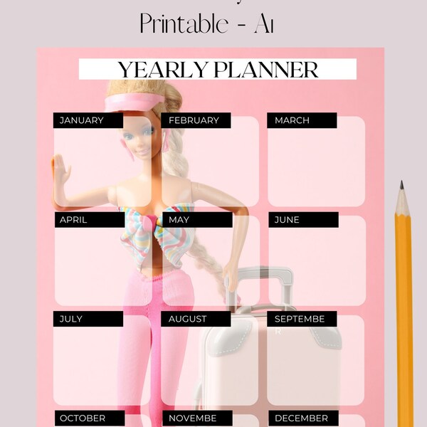 Black Barbie Calendar - Etsy