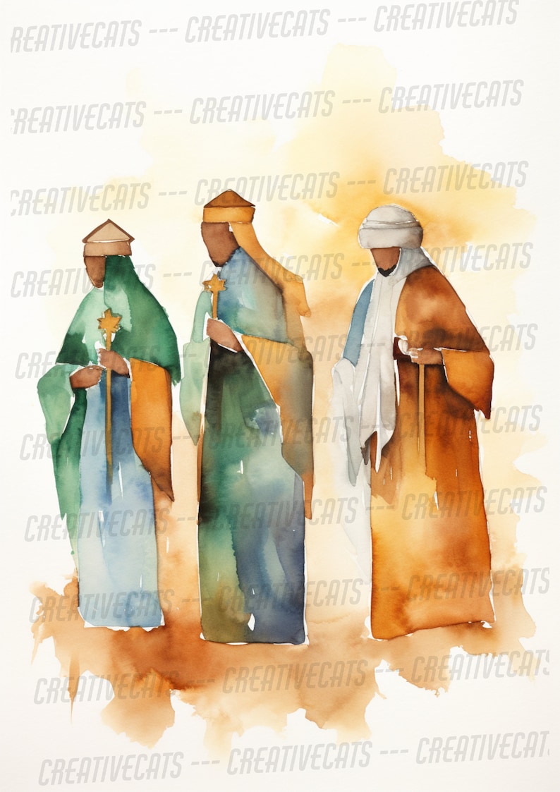 Three Wise Men, Three Kings, Nativity Scene, Birth of Jesus, Christmas ...