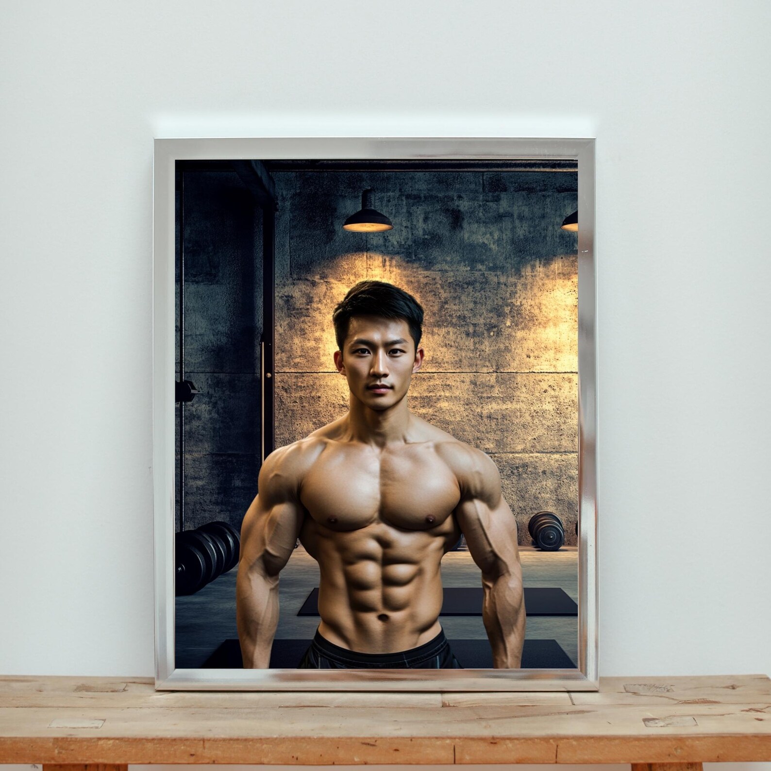 40 Gym Backdrop for Photoshoot, Fitness Photography Background, Workout ...