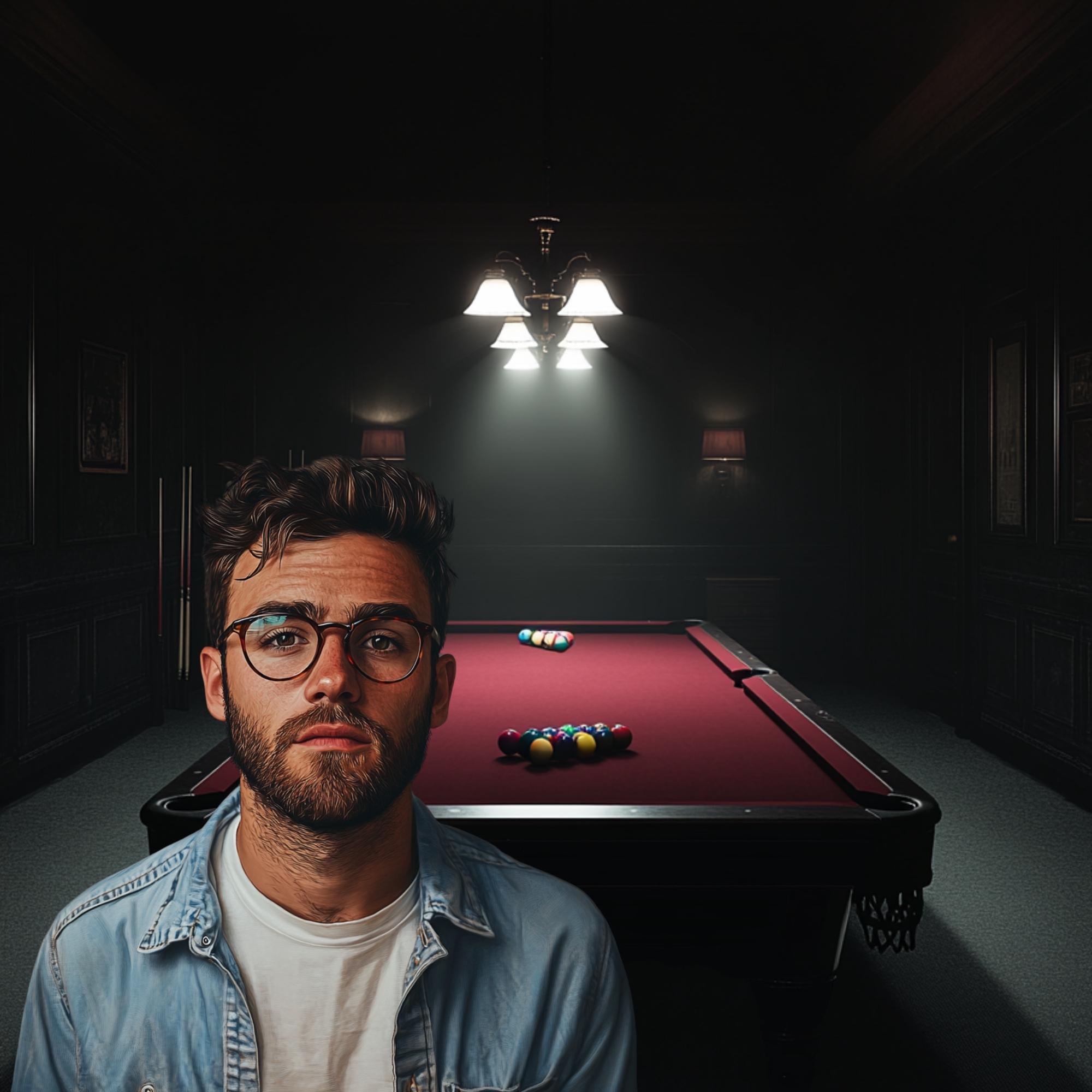 55 Billiards Backdrop Digital Download, Pool Table Background ...