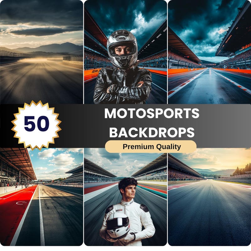 Racing Backdrop - Etsy