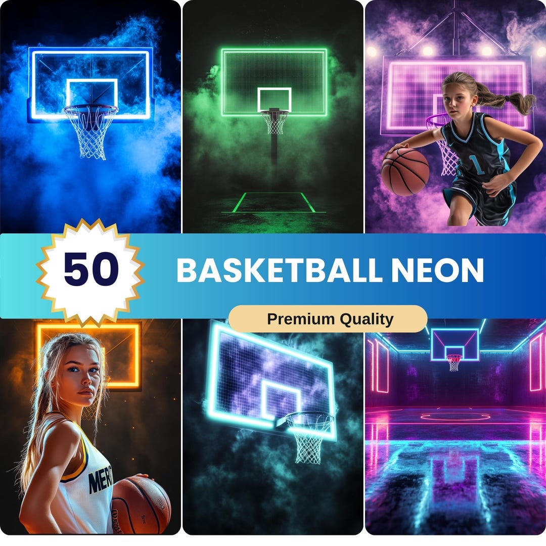 50 Basketball Digital Backdrops for Sports Photography, Basketball ...