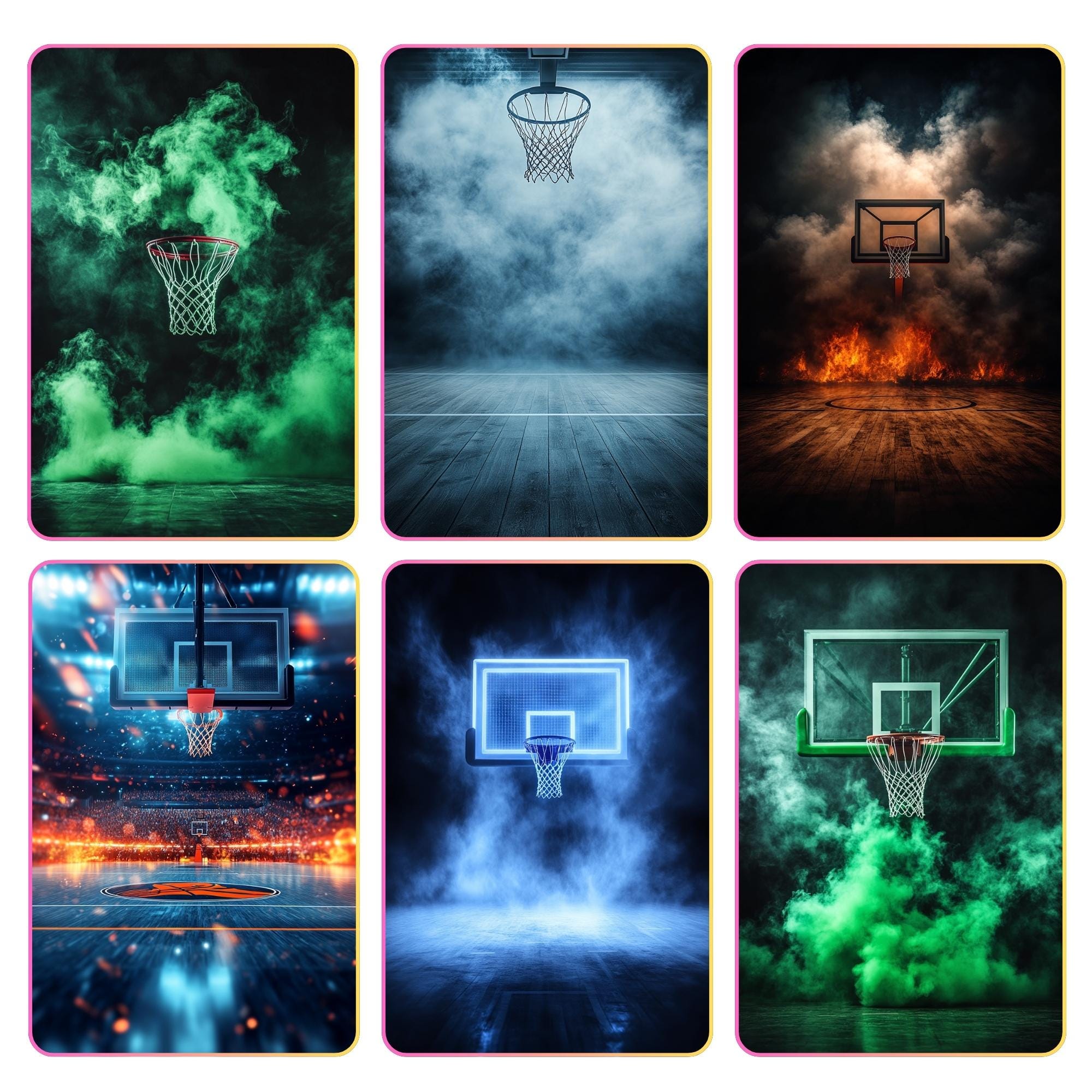 50 Basketball Digital Backdrops for Sports Photography | Basketball ...