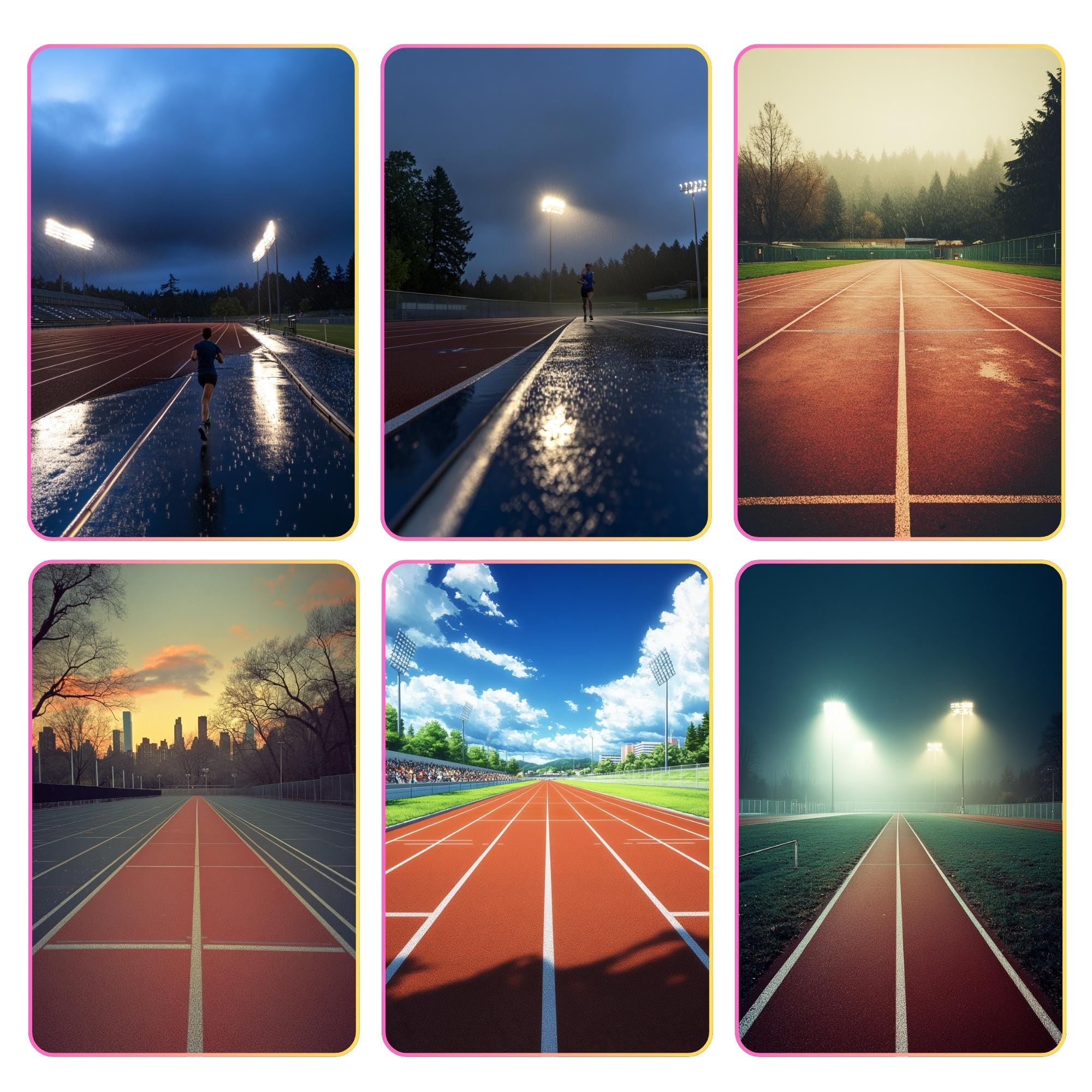 45 Track and Field Backdrop for Photoshoot, Running Track Photography ...
