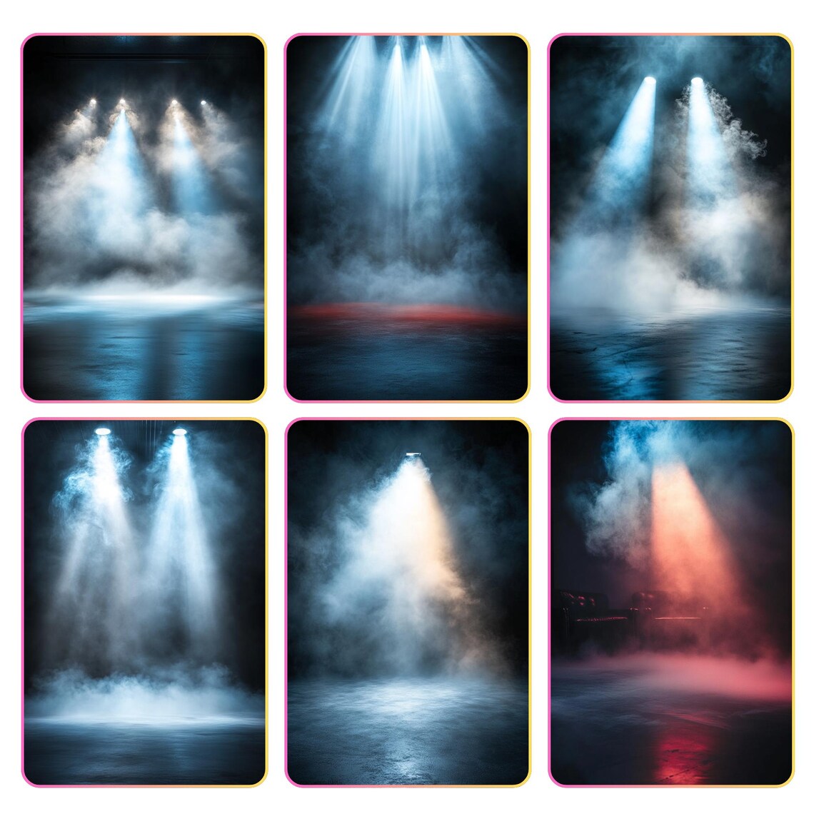 40 Smoked Studio Backdrop, Dark Fog Background, Cinematic Smoke ...