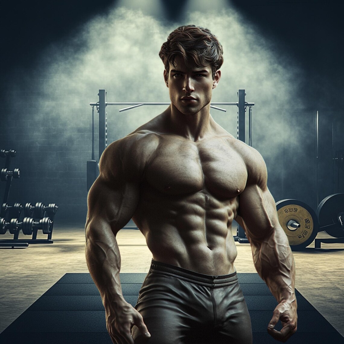 40 Gym Backdrop for Photoshoot, Fitness Photography Background, Workout ...