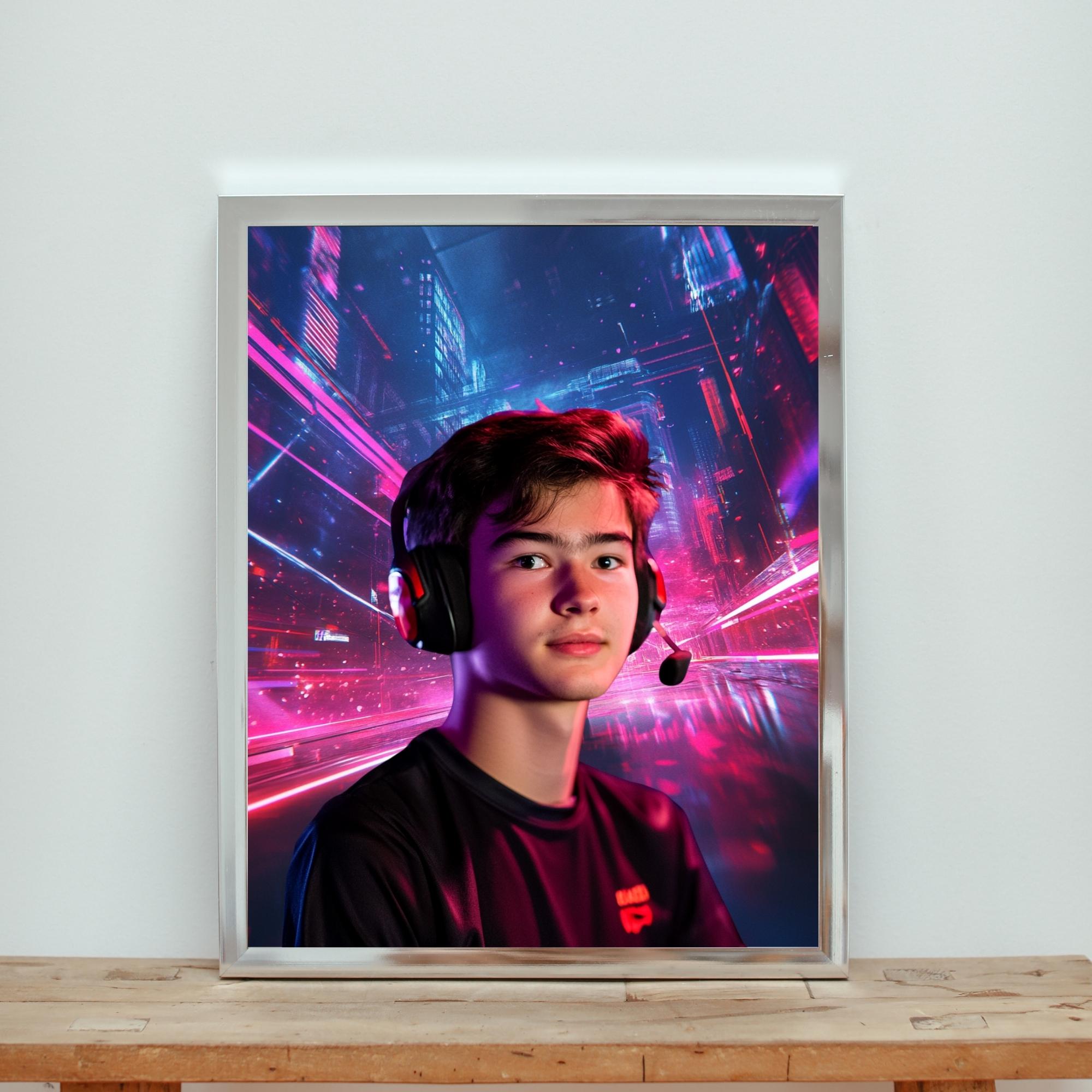 40 Esports Backdrop for Photoshoot, Gaming Tournament Decoration ...