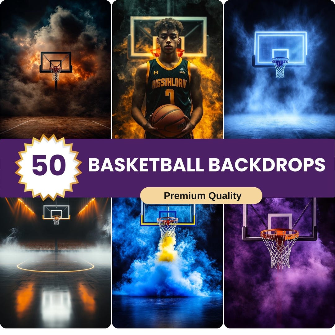 50 Basketball Digital Backdrops for Sports Photography | Basketball ...