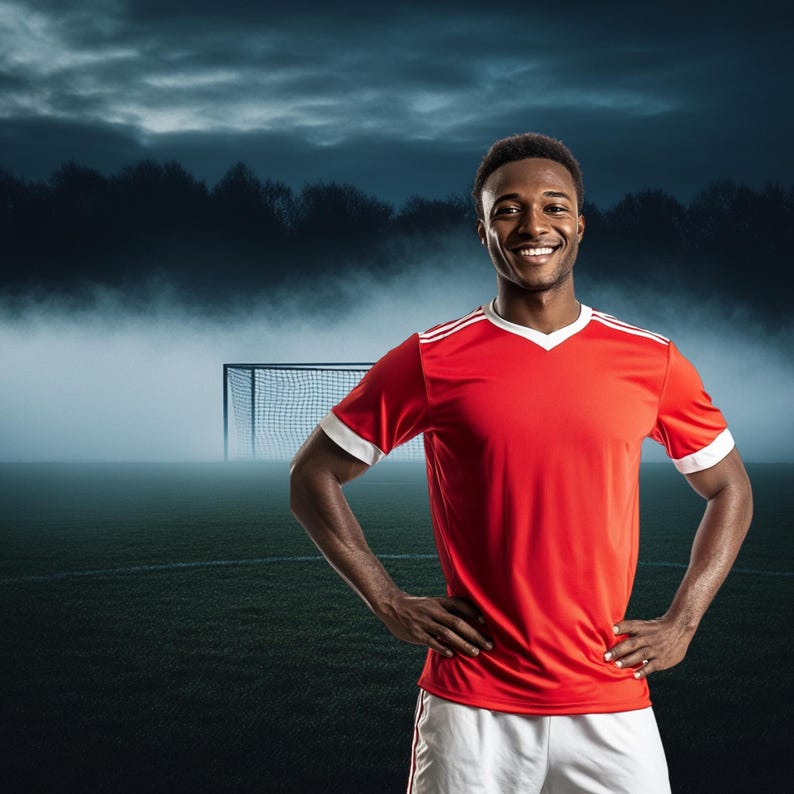 65 Soccer Goal Backdrop Digital Download, Football Field Background ...