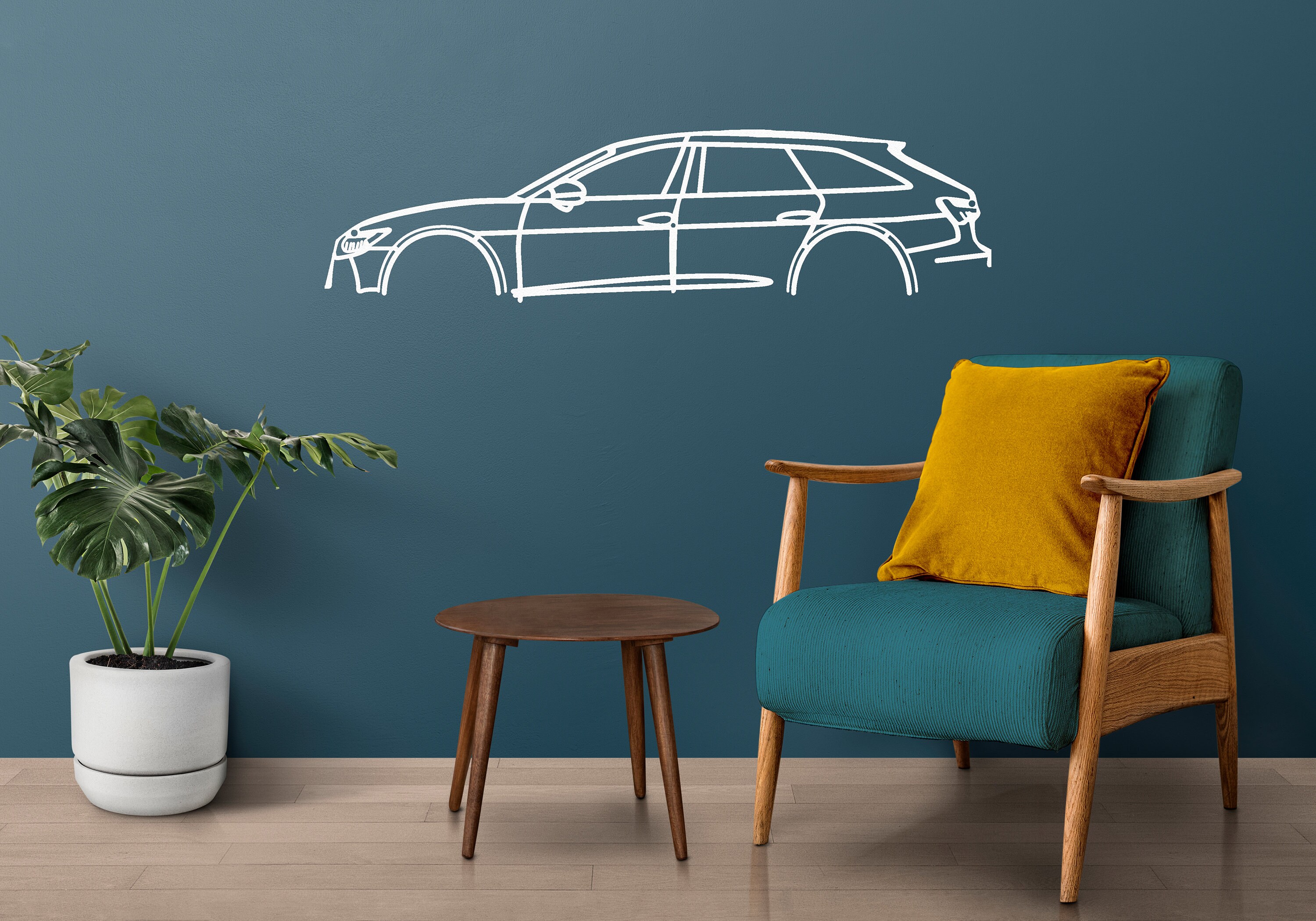 Audi RS6 Silhouette Sign Garage Car Metal Wall Decor Audi - Etsy Australia