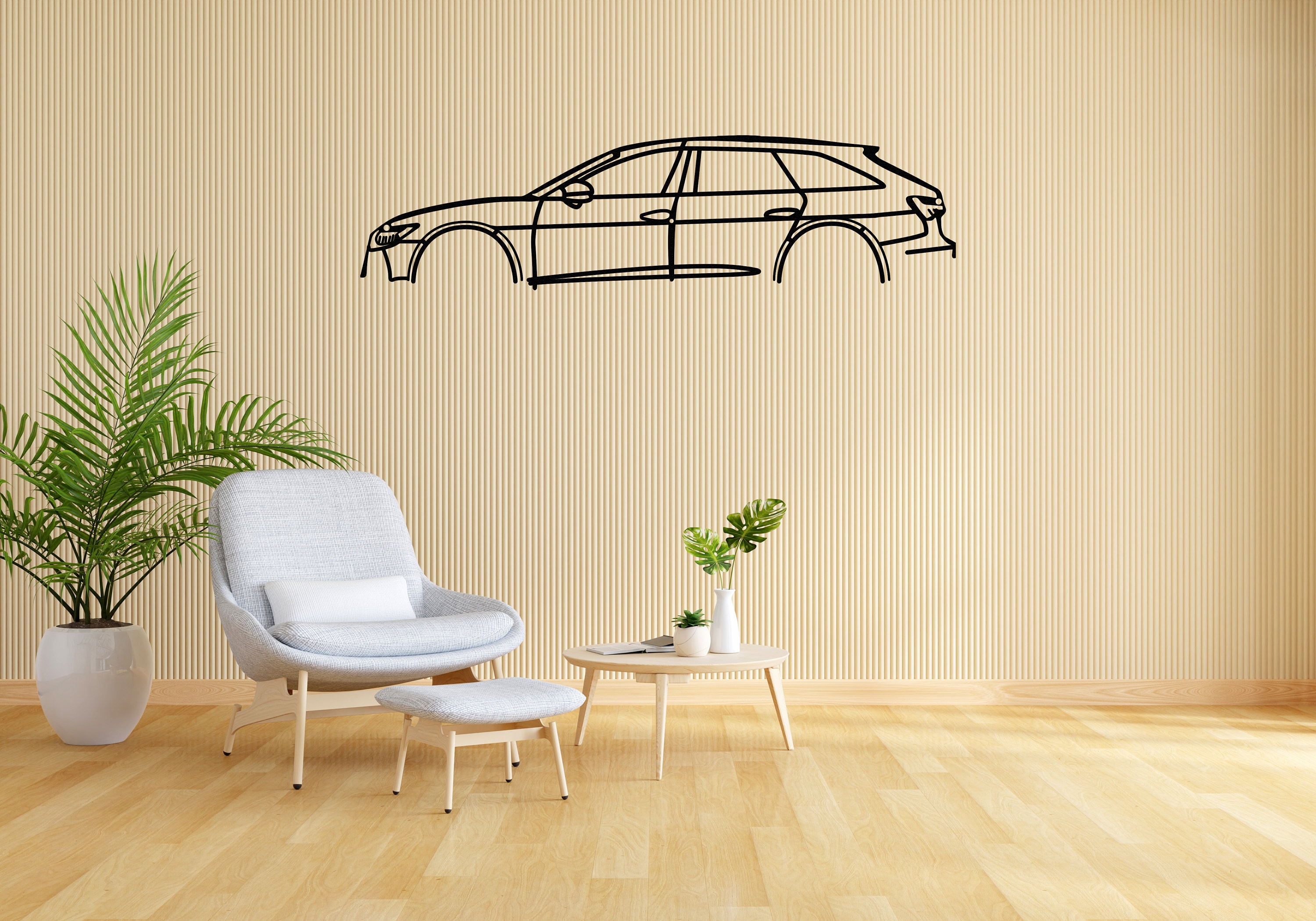 Audi RS6 Silhouette Sign Garage Car Metal Wall Decor Audi - Etsy Australia