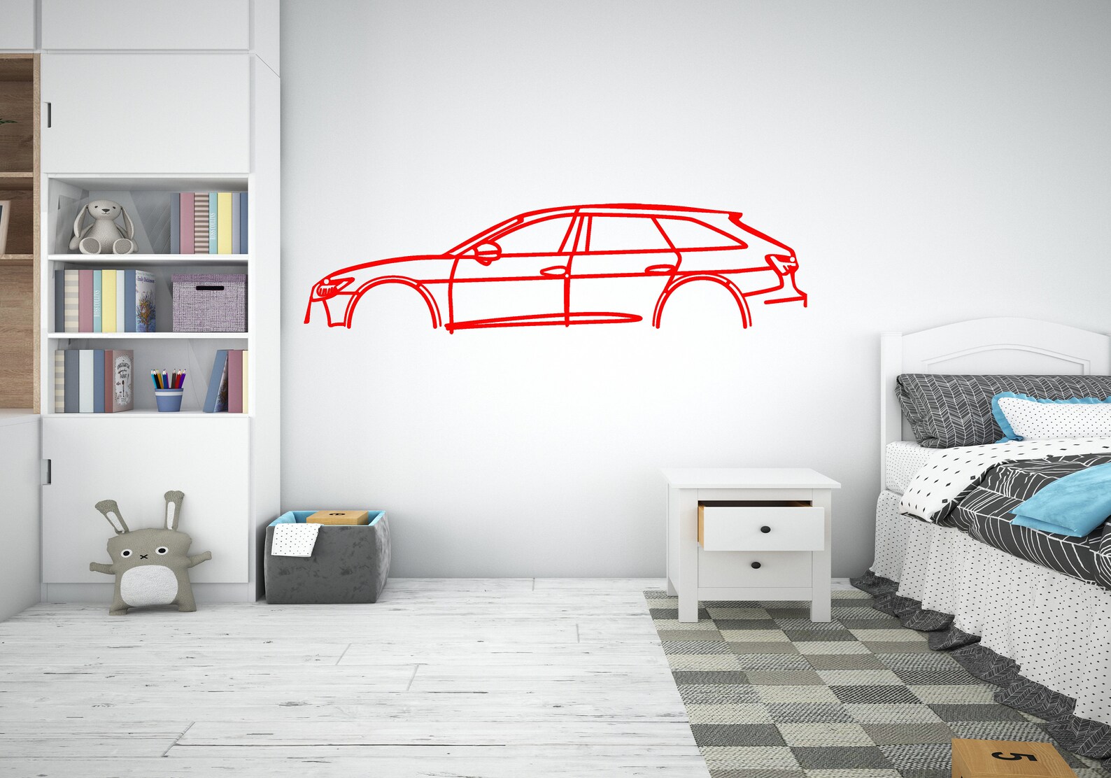 Audi RS6 Silhouette Sign Garage Car Metal Wall Decor Audi - Etsy
