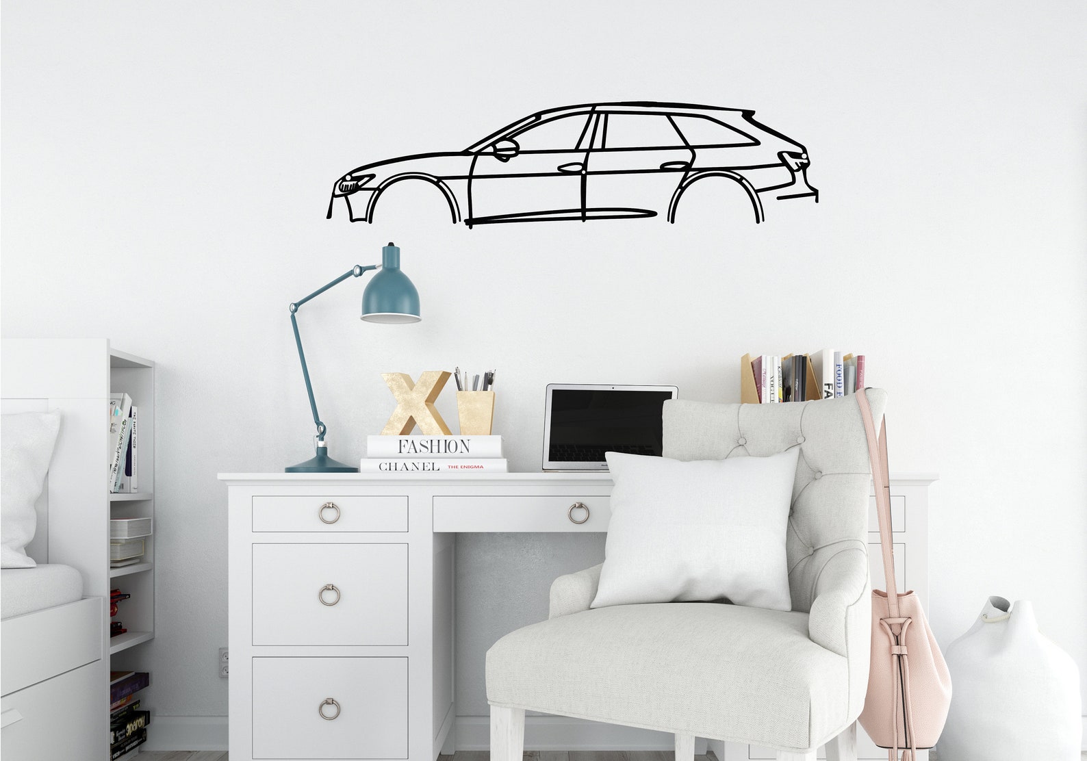 Audi RS6 Silhouette Sign Garage Car Metal Wall Decor Audi - Etsy