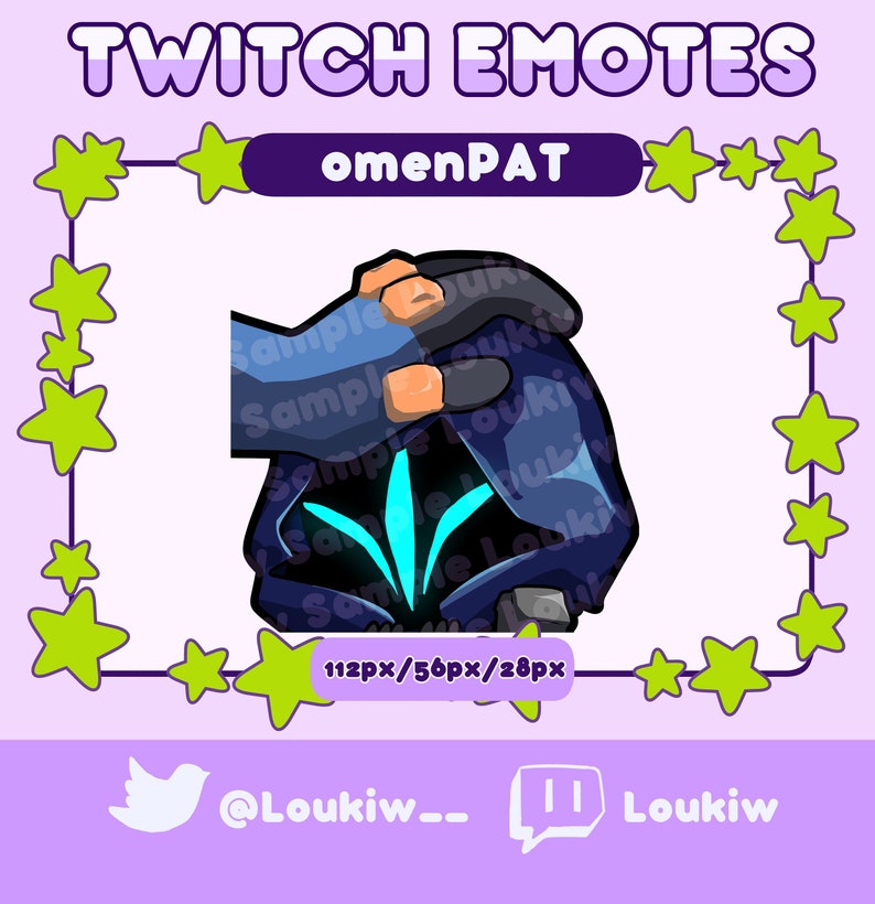 Valorant Omen Pat Emote for Twitch or Discord - Etsy