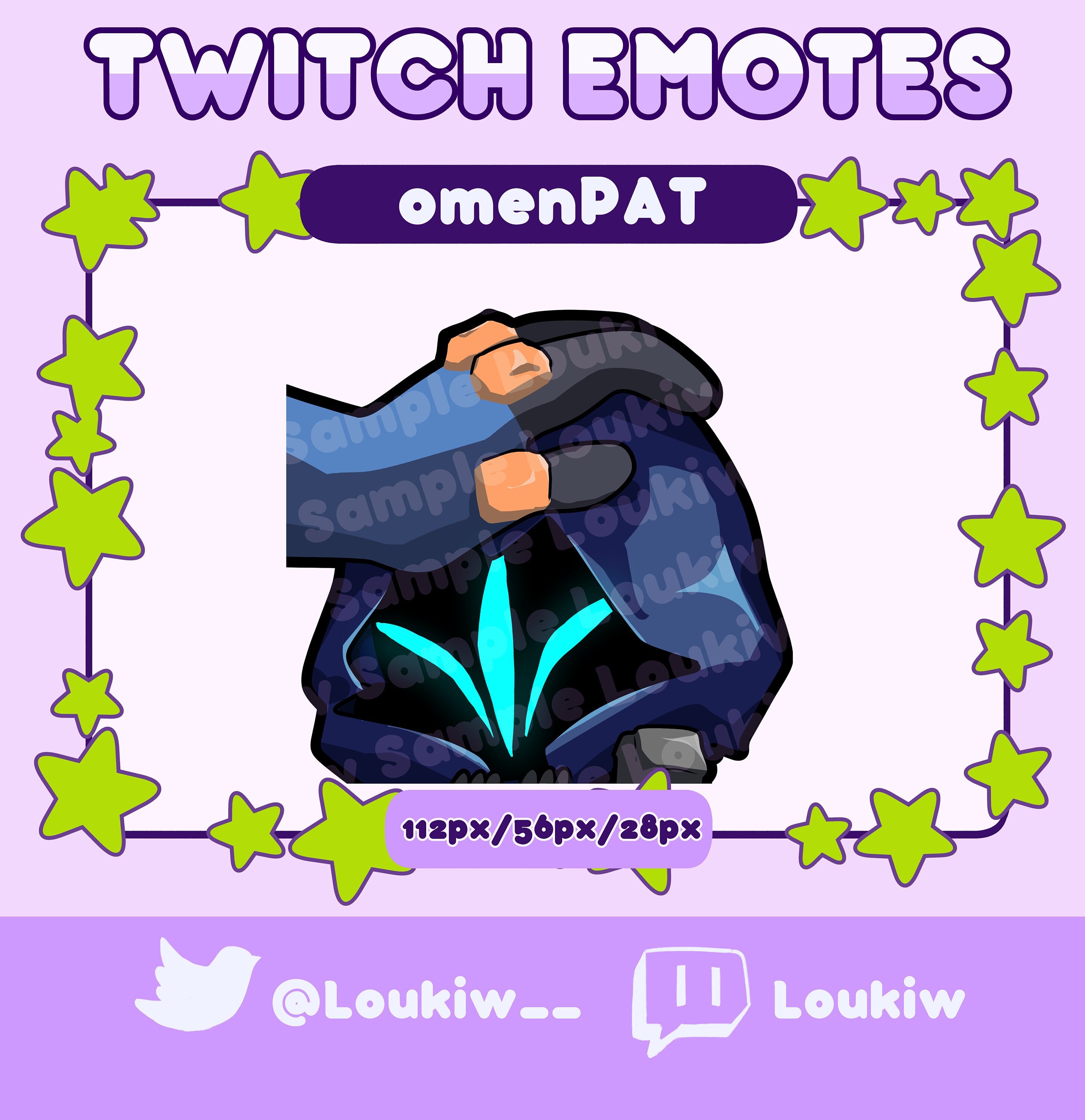 Valorant Omen Pat Emote for Twitch or Discord - Etsy