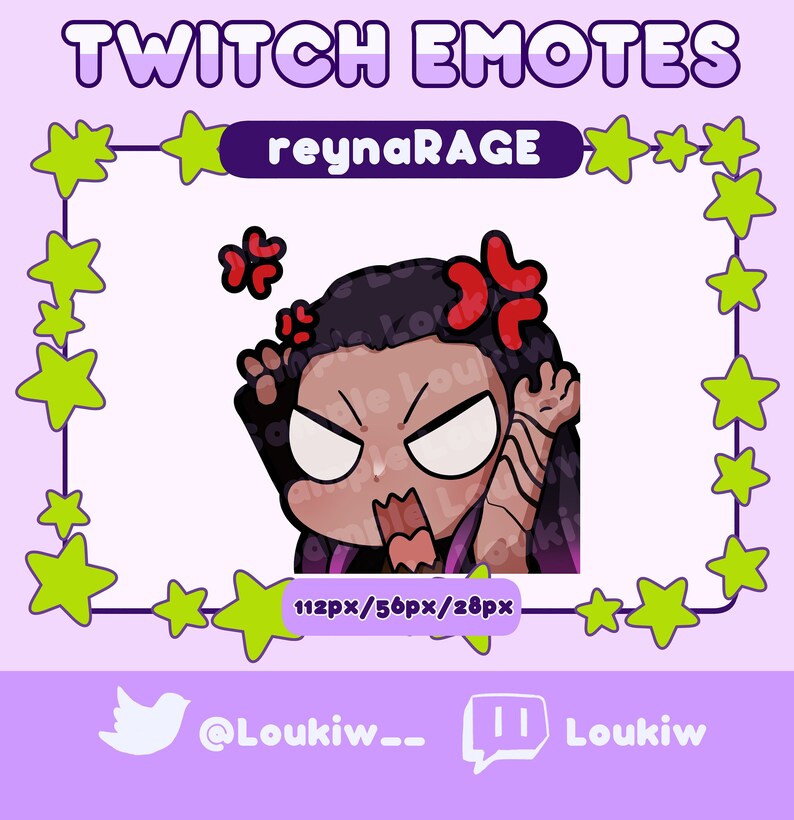 Valorant Reyna RAGE Emote for Twitch or Discord - Etsy