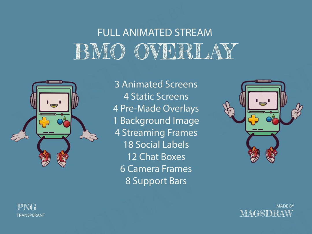 Full BMO Stream Overlay - Etsy