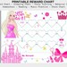 Barbie Reward Chart Girls Princess Reward Chart Potty Training Chart ...