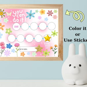 Flower Reward Chart for Kids - Butterfly Reward Chart - Toddler Reward ...