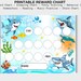 Shark Reward Chart Ocean Reward Chart Under the Sea Behavior Chart ...