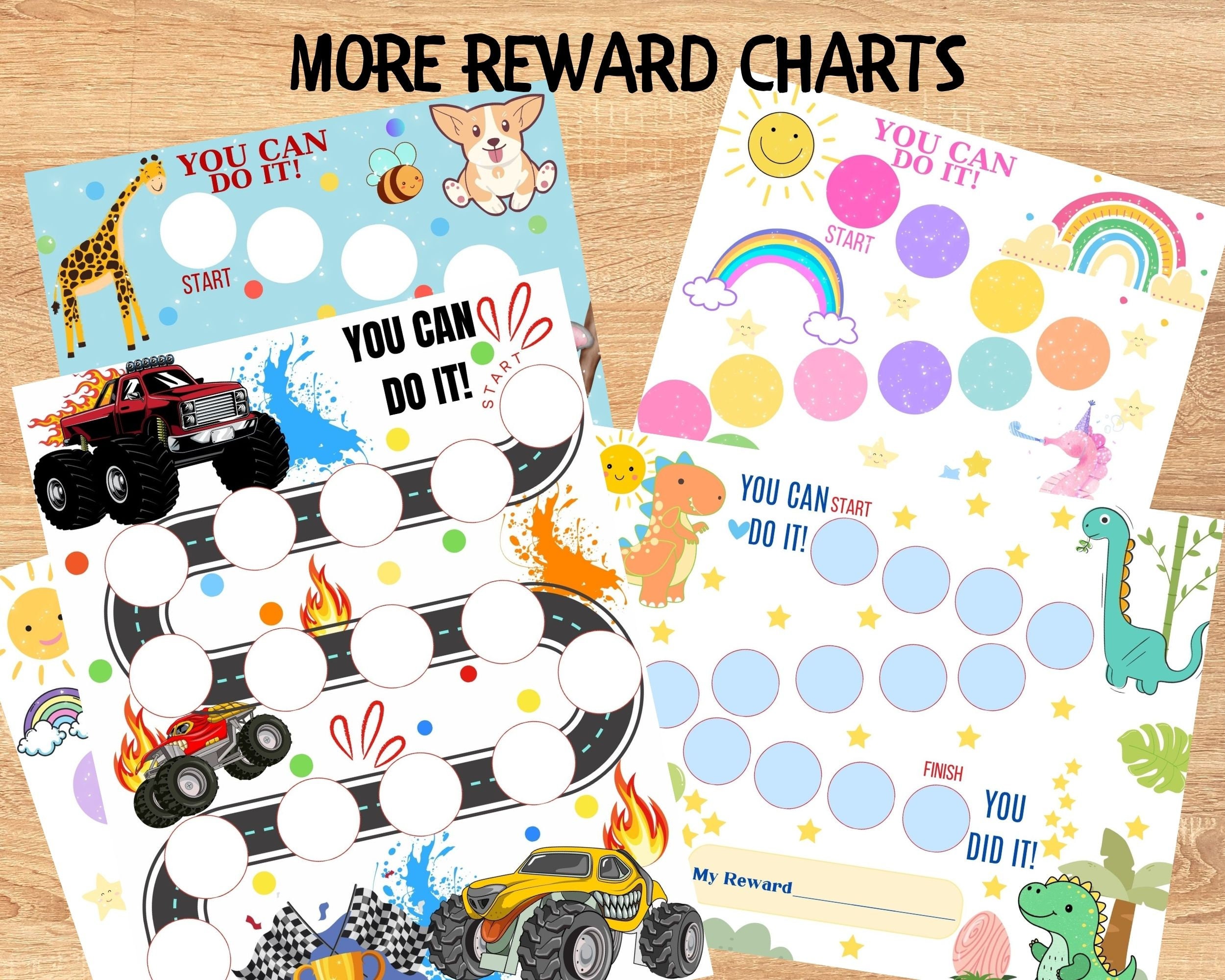 Space Reward Chart Kids Reward Chart Boys Behavior Chart Boys Potty ...