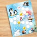 Penguin Reward Chart for Kids - Winter Theme Sticker Chart - Potty ...
