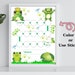 Frog Reward Charts Kids Reward Chart Behavior Chart Potty Training ...