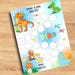 Dinosaur Reward Chart Potty Training Chart Chore Chart Boys Behavior ...