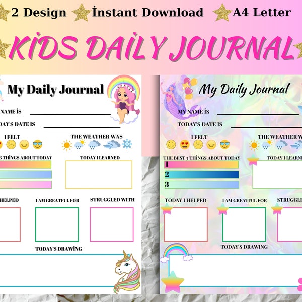 Daily Journal Printable - Etsy