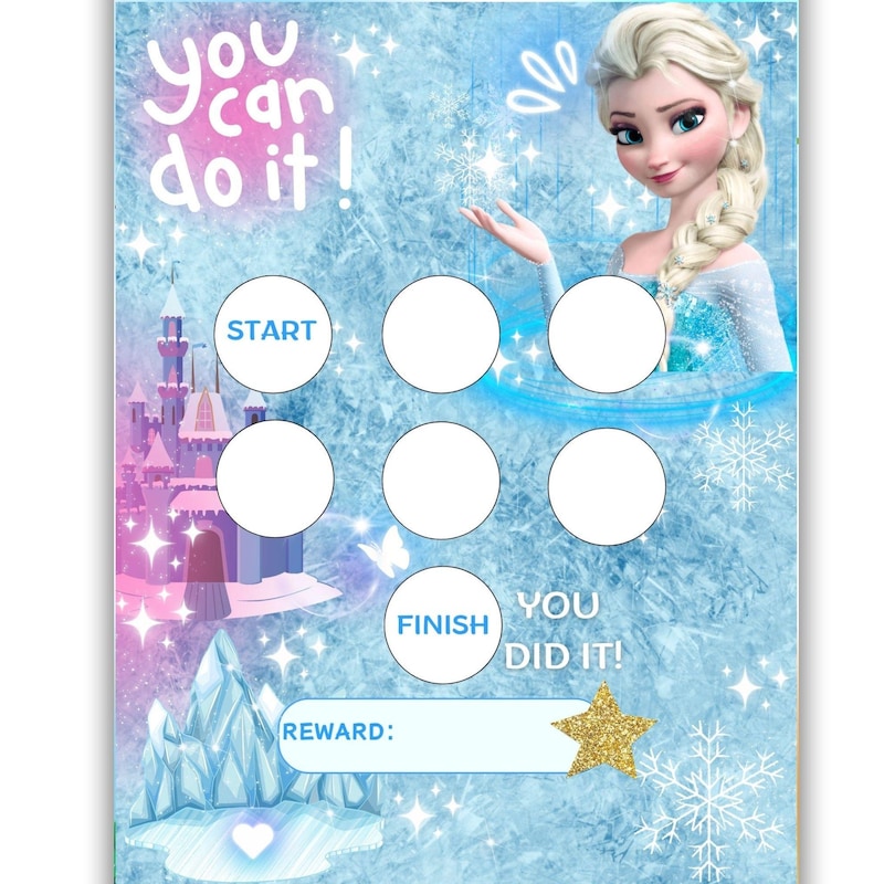 Frozen Chore Chart - Etsy
