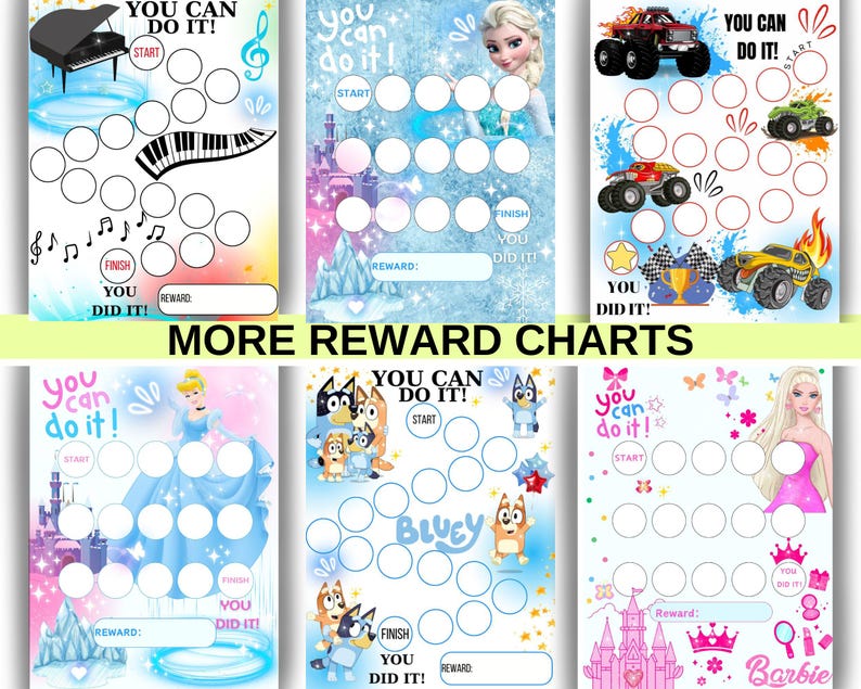 Buy Dog - Duck Reward Charts for Kids – Printable Animal-themed ...