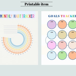 Kids Planner Set - Kids School Planner- Kids Digital Planner Printable ...