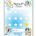 Bluey Sleeping Chart - Printable Sleep Tracker for Kids - Sticker Chart ...