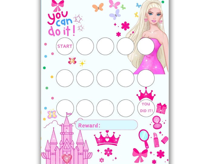 Printable Cat Reward Chart - Kids Reward Chart - Potty Training ...