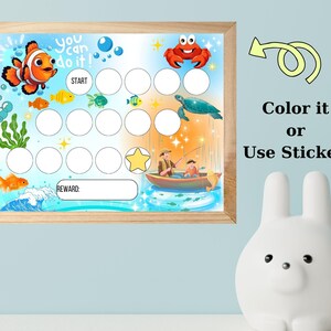 Ocean Reward Chart - Fish Reward Chart - Under the Sea Behavior Chart ...