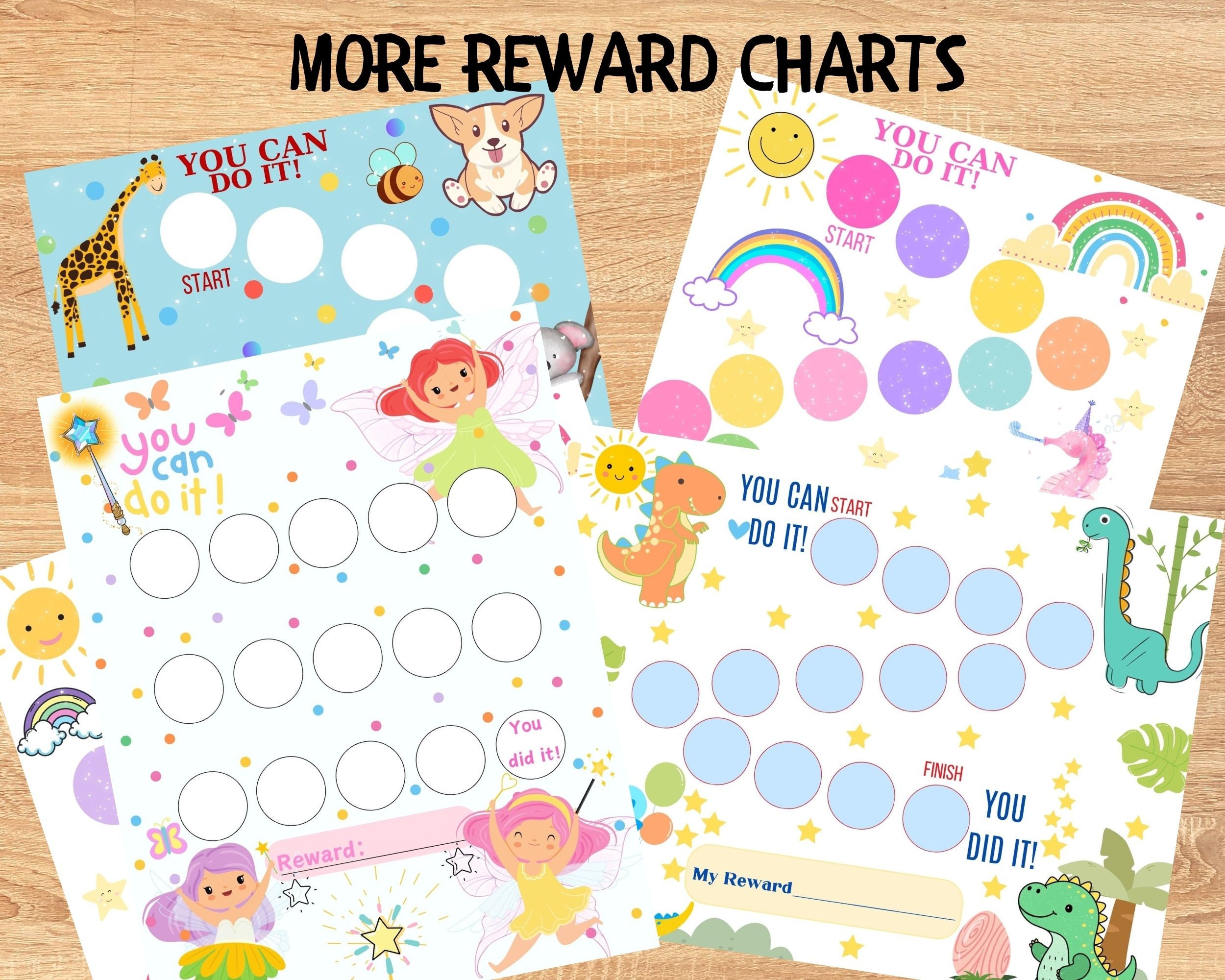 Printable Mermaid Reward Chart Ocean Reward Chart Under the Sea ...