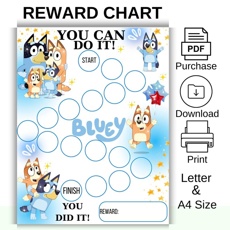Reward Chart - Etsy