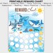 Printable Shark Reward Chart - Ocean Reward Chart - Under the Sea ...